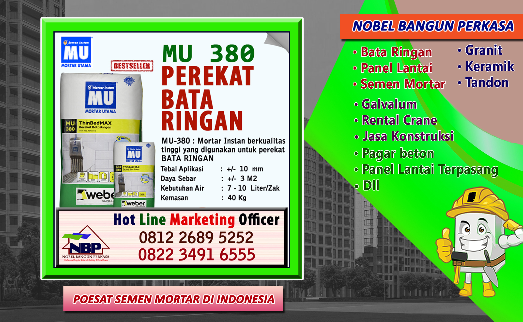 Super Promo Semen Instan MU 380 Di Surabaya|082 234 916 555 – Jual ...